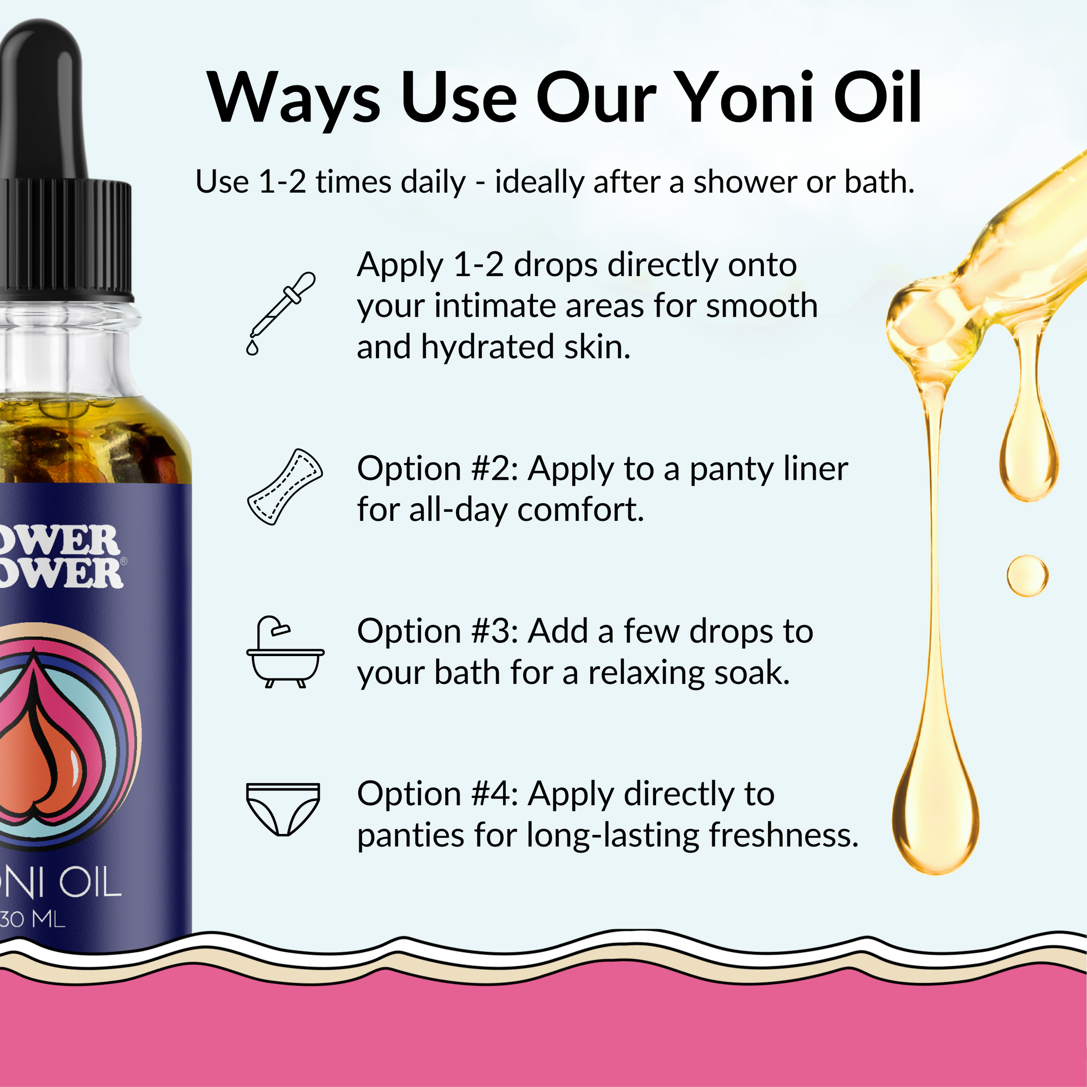 Flower Power® Yoni Oil – Flower Power® Feminine Health