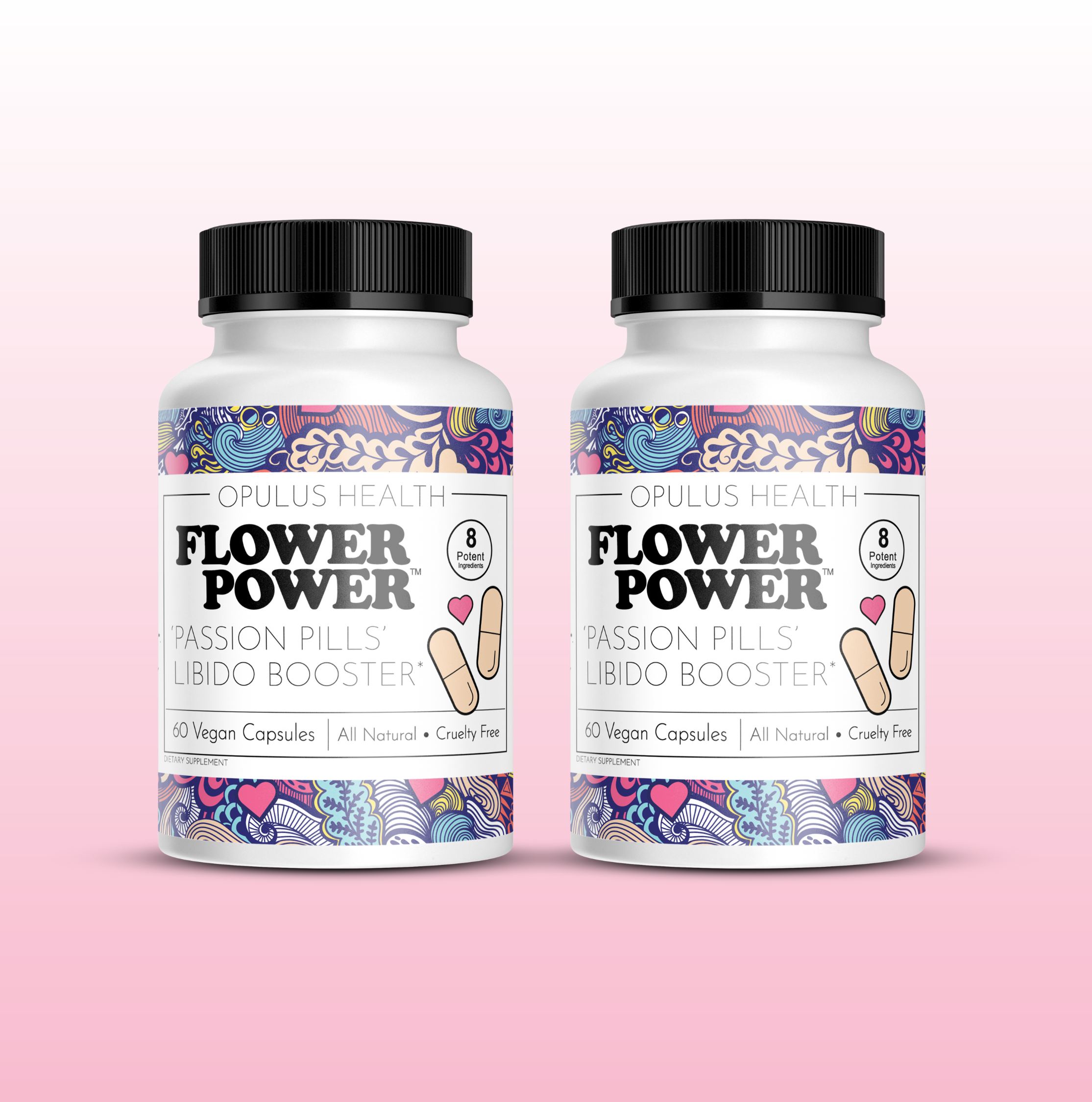 Flower Power® 'Passion Pills' Libido Blend (60ct/ea) – Flower Power ...